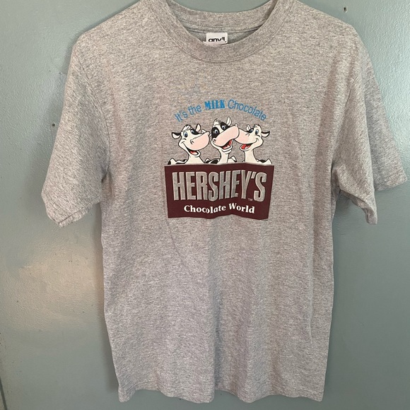 Anvil | Shirts | Vintage Hershey Chocolate World Tshirt | Poshmark